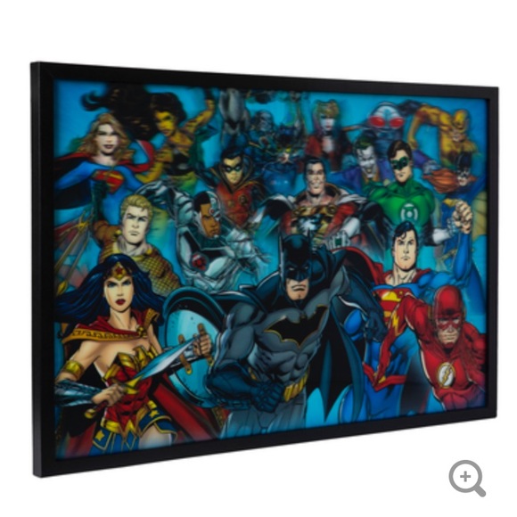 DC Comics | Wall Decor | Dc Superheroes Lenticular Wall Decor | Poshmark